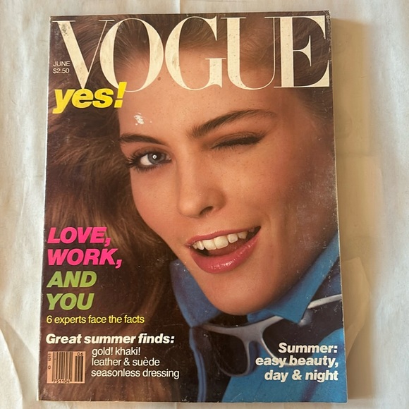 Vogue | Other | Vtg Vogue Magazine June 981 With 8s Supermodel Kim Alexis On The Cover | Poshmark